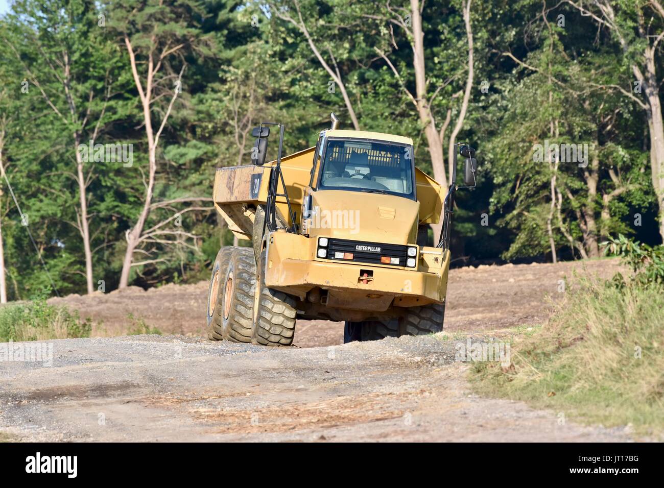 Caterpillar logging equipment bulldozer loader Stock Photo - Alamy