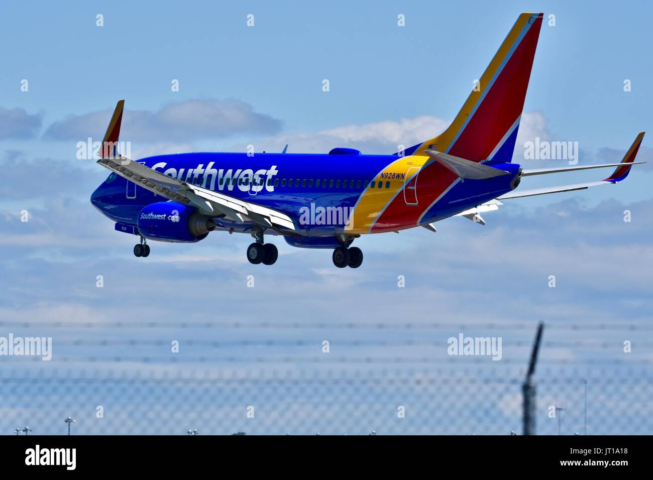 Southwest Airlines commercial jet Stock Photo - Alamy