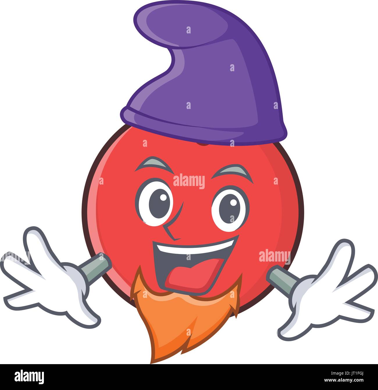 Elf bowling ball character cartoon vector illustration Stock Vector ...