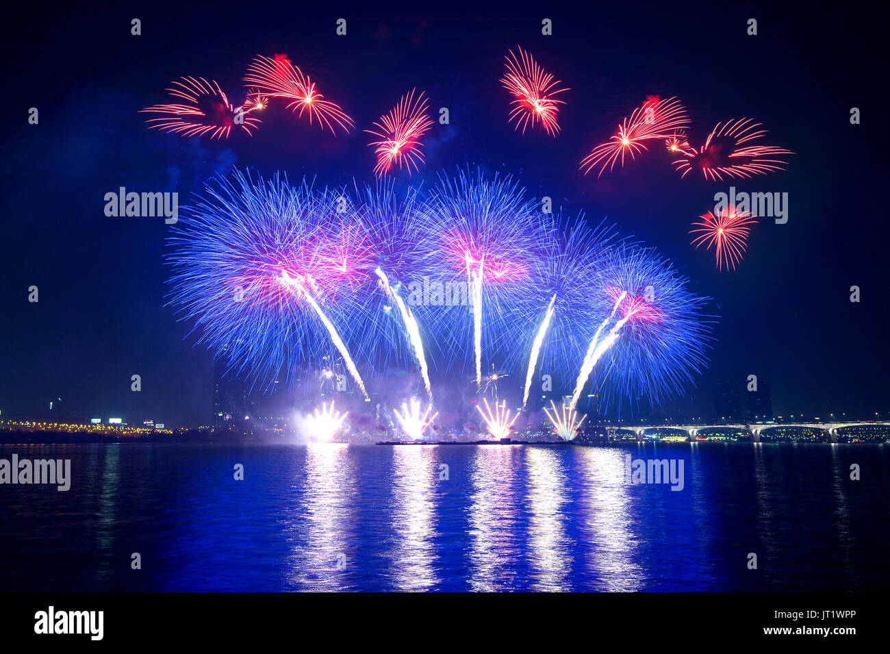 Firework festival in Korea Stock Photo - Alamy