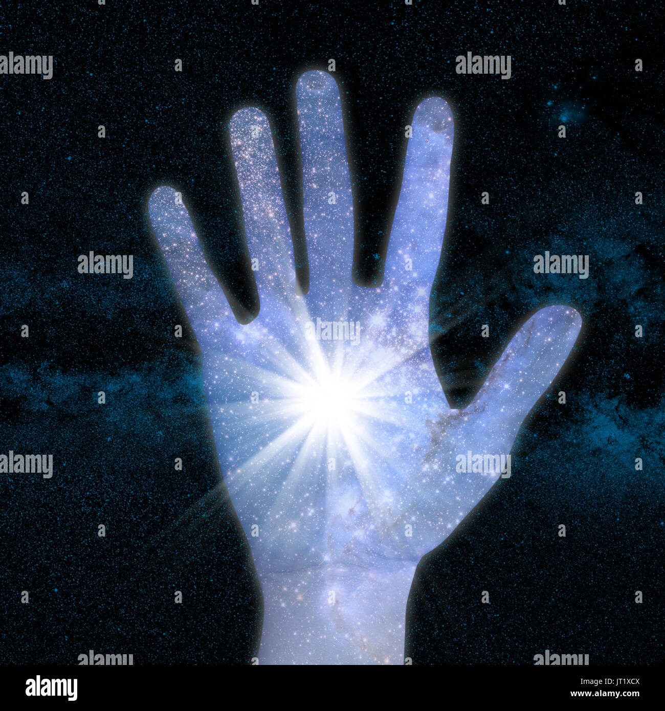 Universe of energy sign hi-res stock photography and images - Alamy