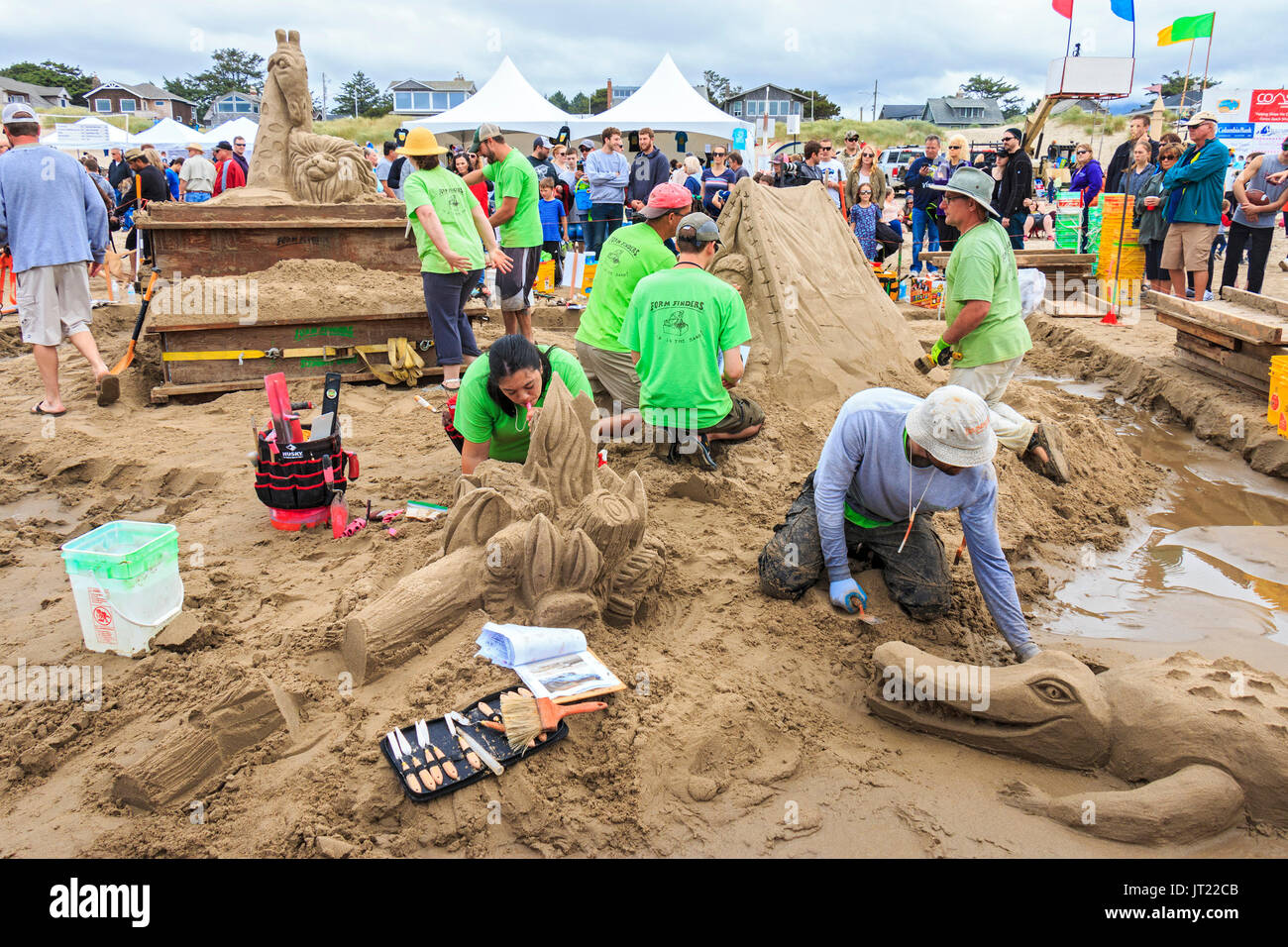 Sand Castle Competition Stock Photos & Sand Castle Competition Stock ...