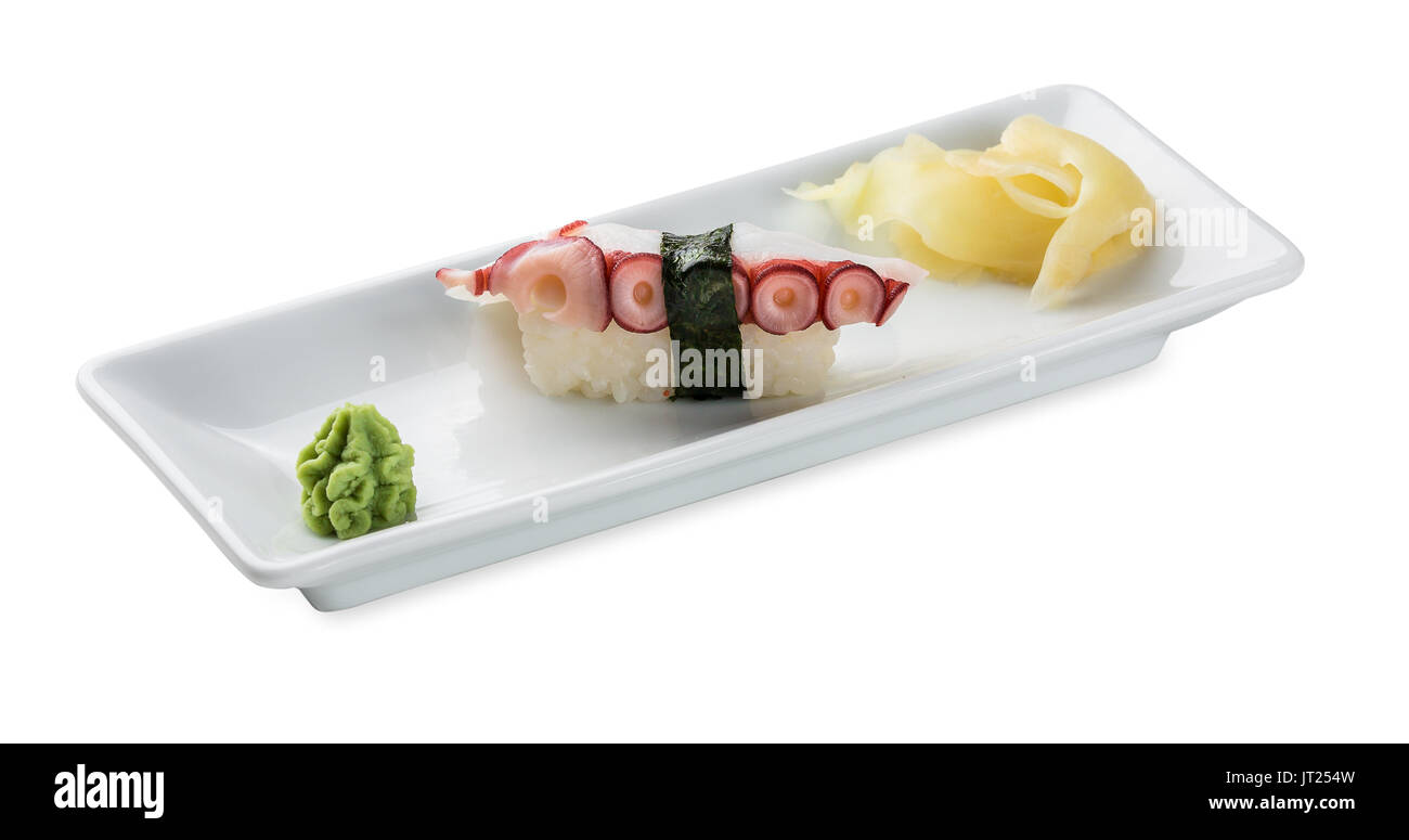 Octopus sushi tasty menu hi-res stock photography and images - Alamy