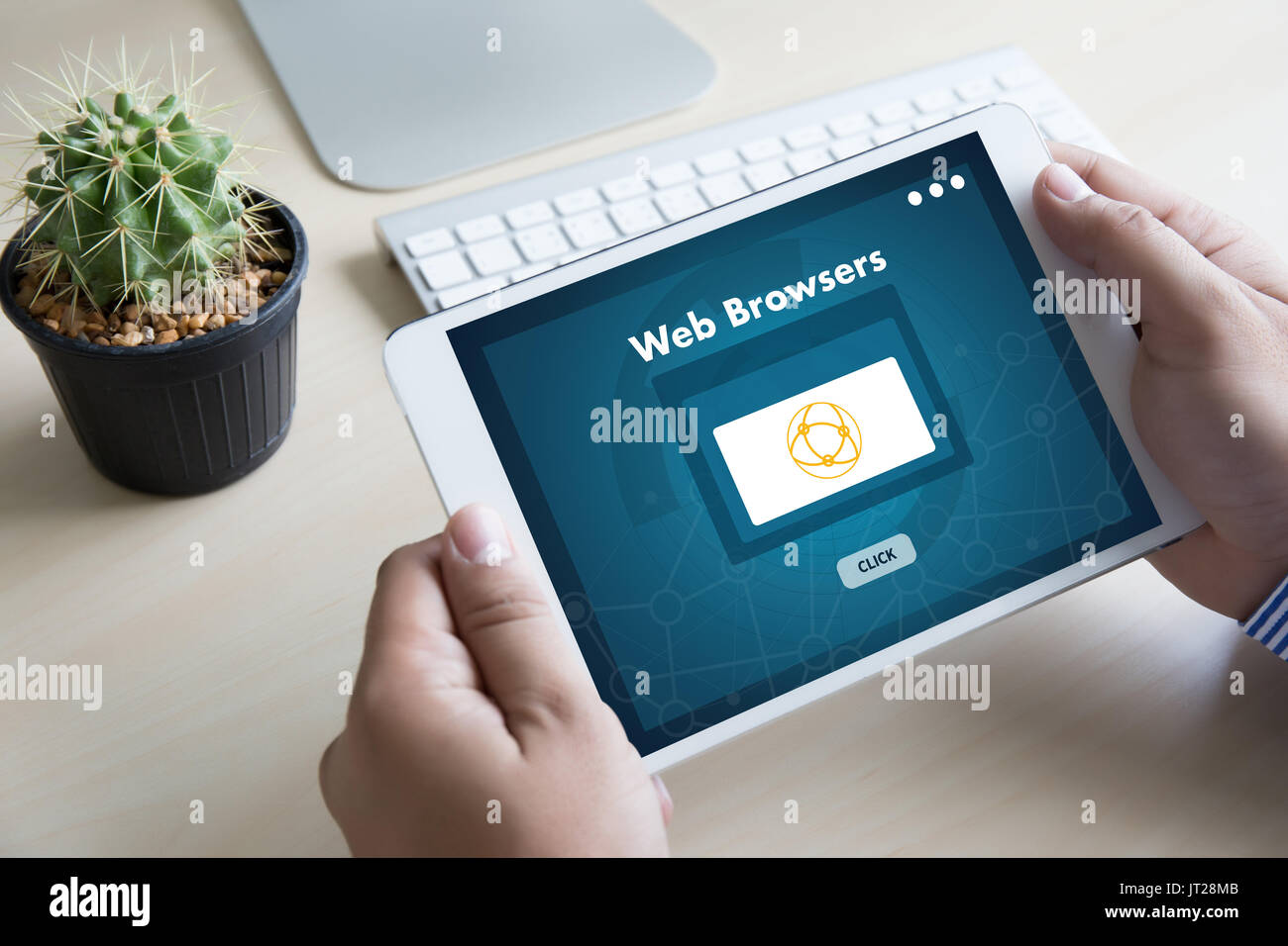 browser http man use computer Web Browsers Online Networking Connection ...