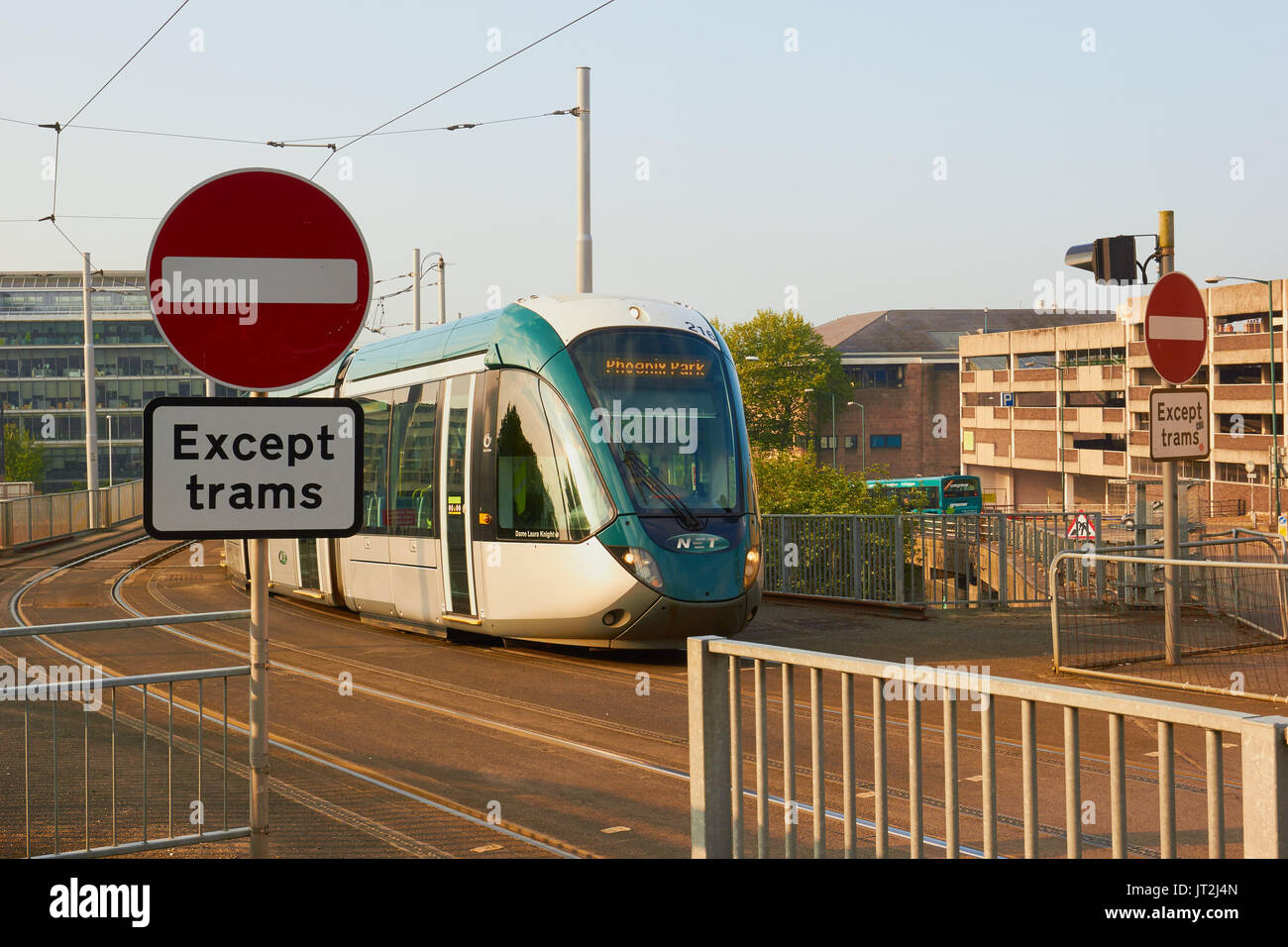 Nottingham tram system hi-res stock photography and images - Alamy
