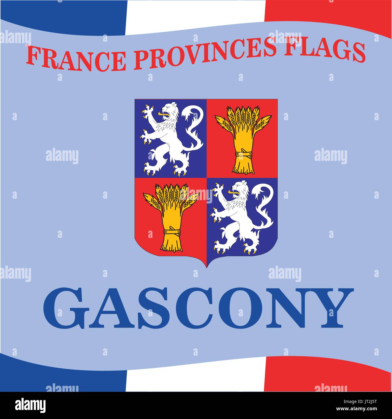 Gascony france map hi-res stock photography and images - Alamy