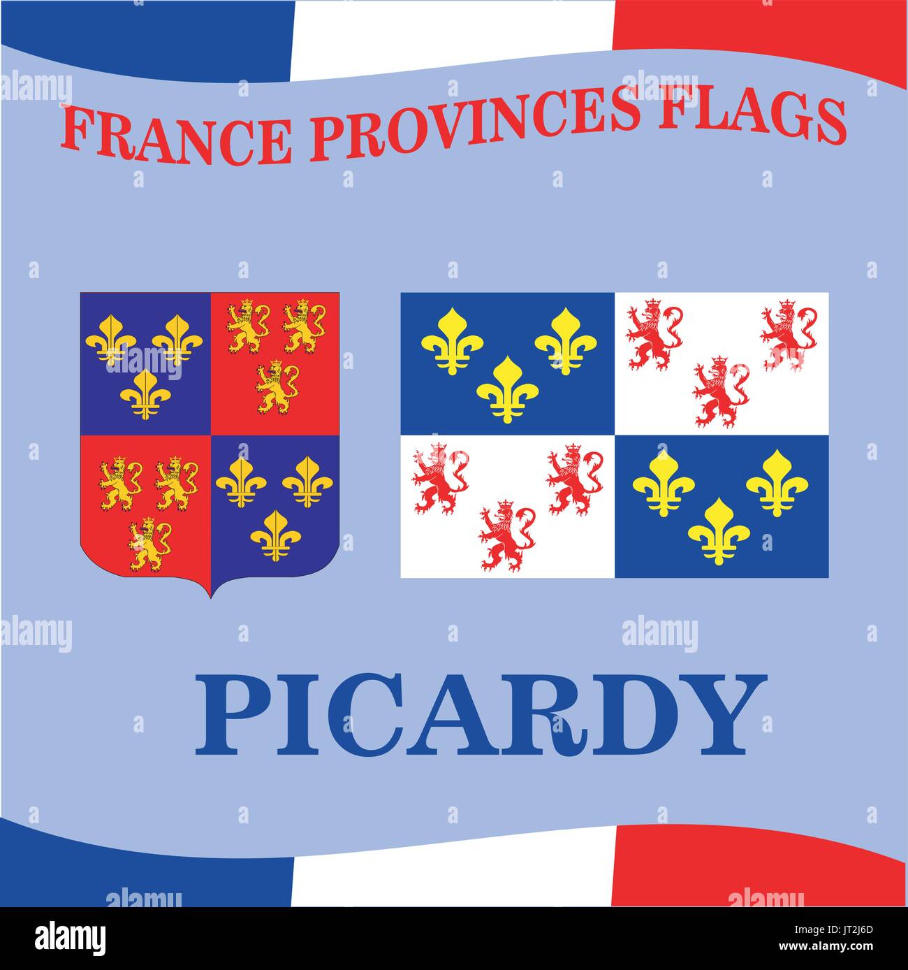 Flag of picardy hi-res stock photography and images - Alamy