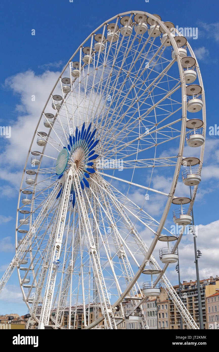 observation wheel in Marseille, France Stock Photo - Alamy