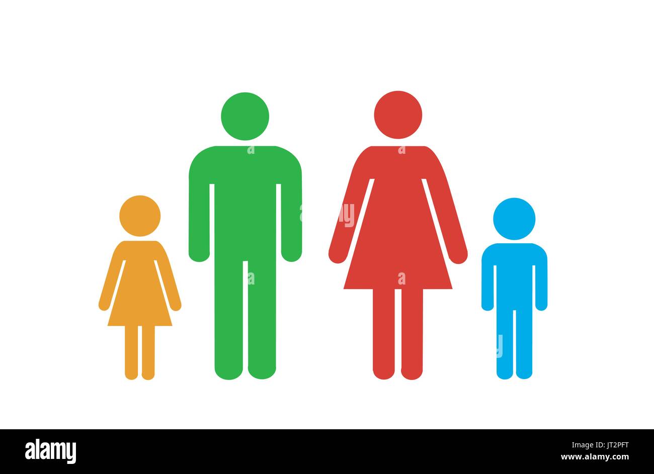 family icon over white background. vector illustration Stock Vector ...