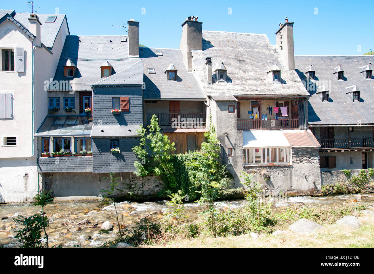 France hautes pyrenees arreau village hi-res stock photography and ...