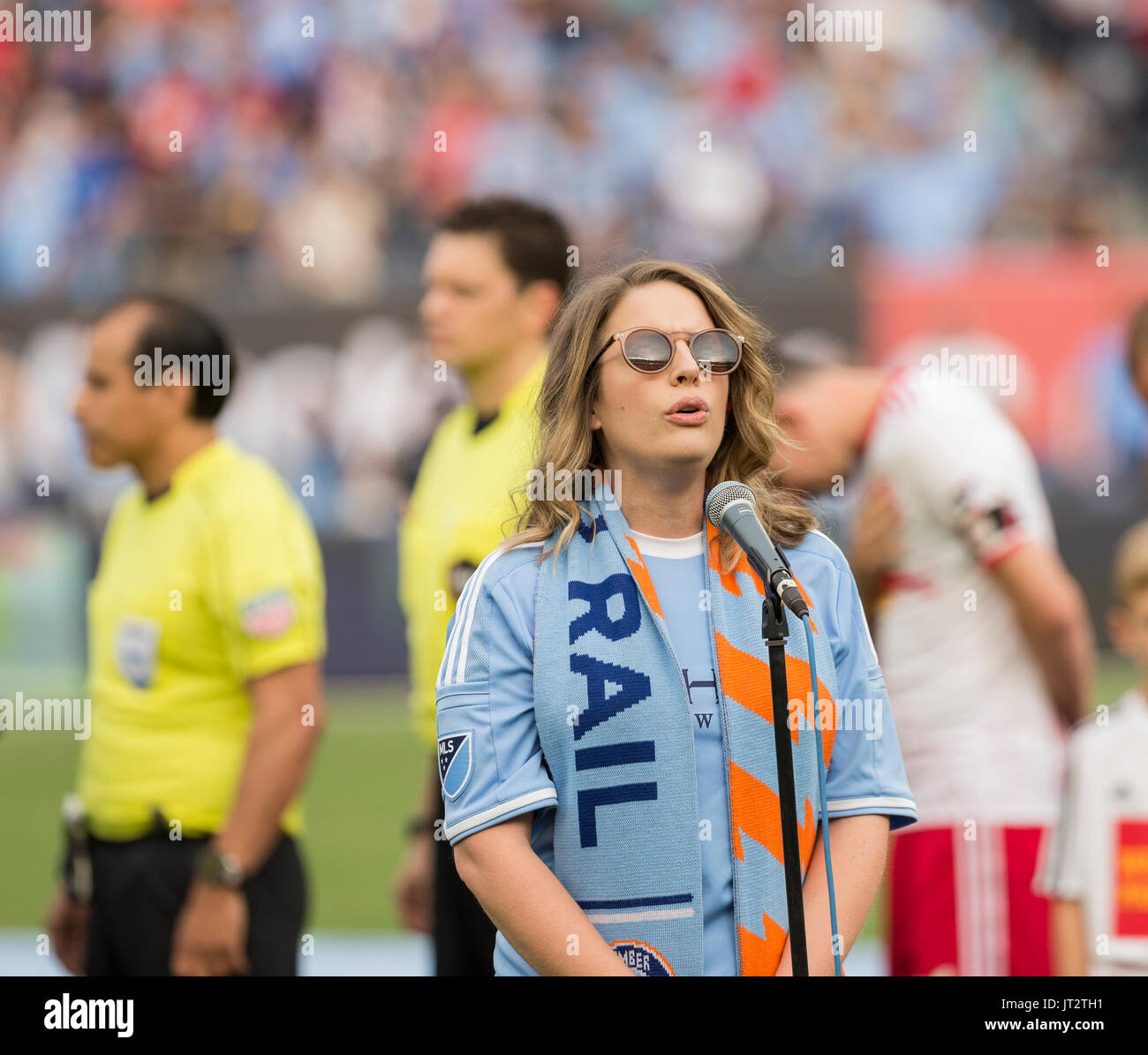 New York, United States. 06th Aug, 2017. Jessie Mueller performs ...
