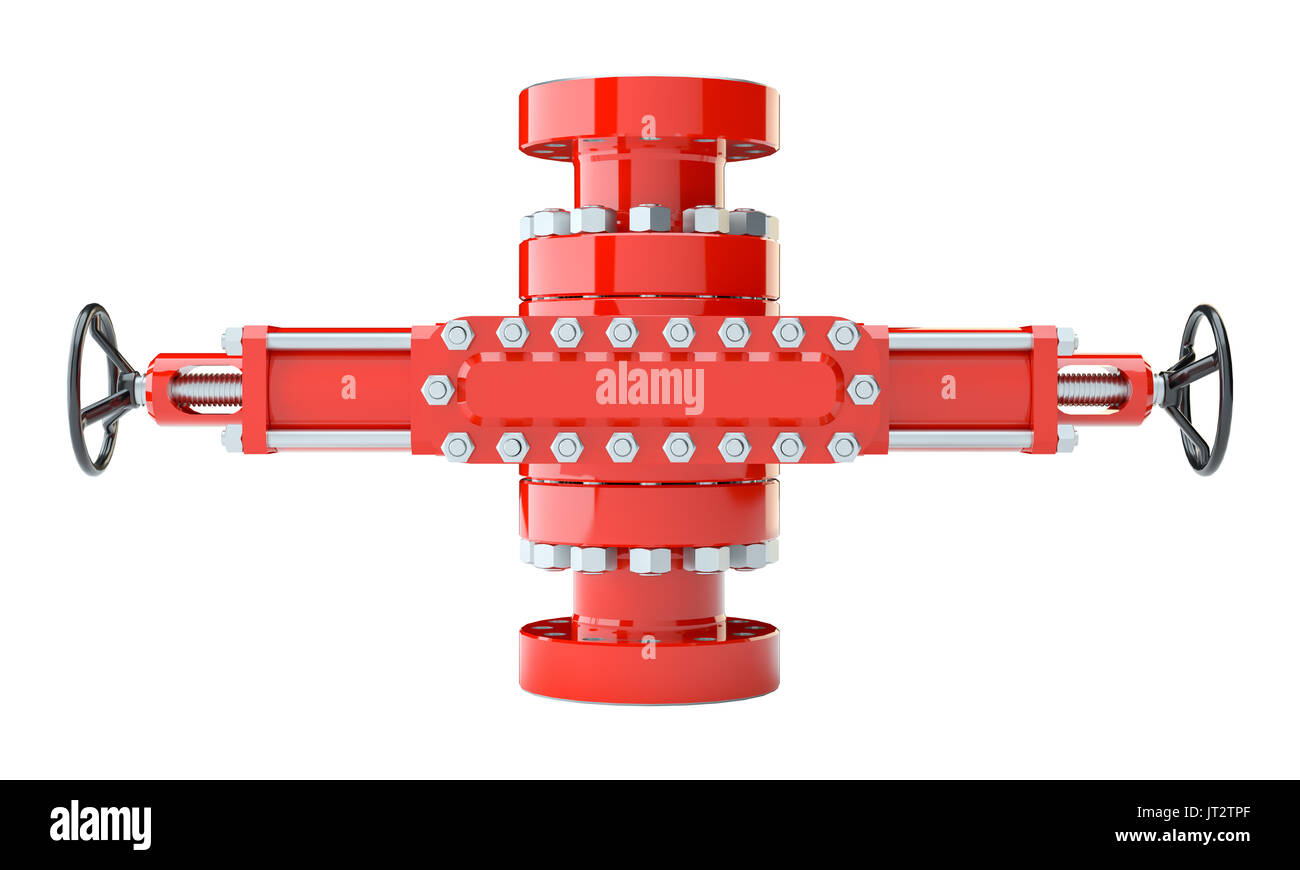 Blowout preventer, isolated Stock Photo - Alamy