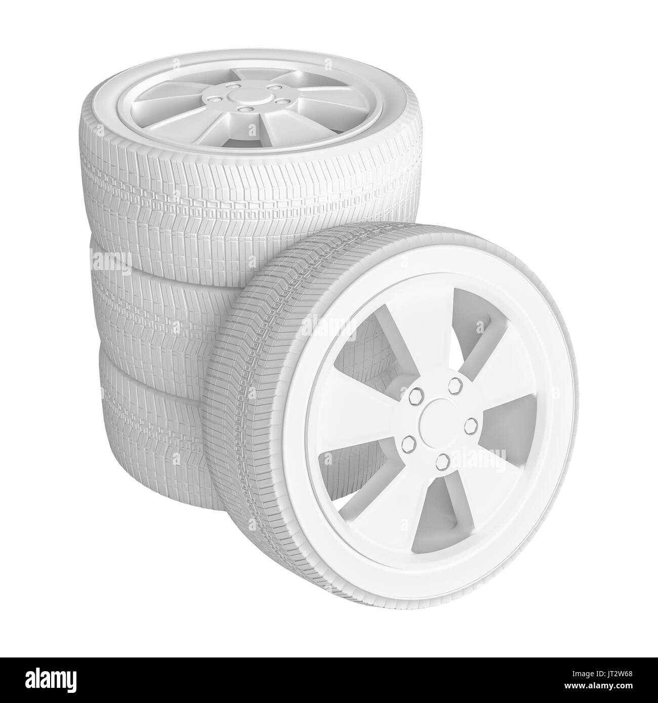 Closeup of white tires Stock Photo - Alamy