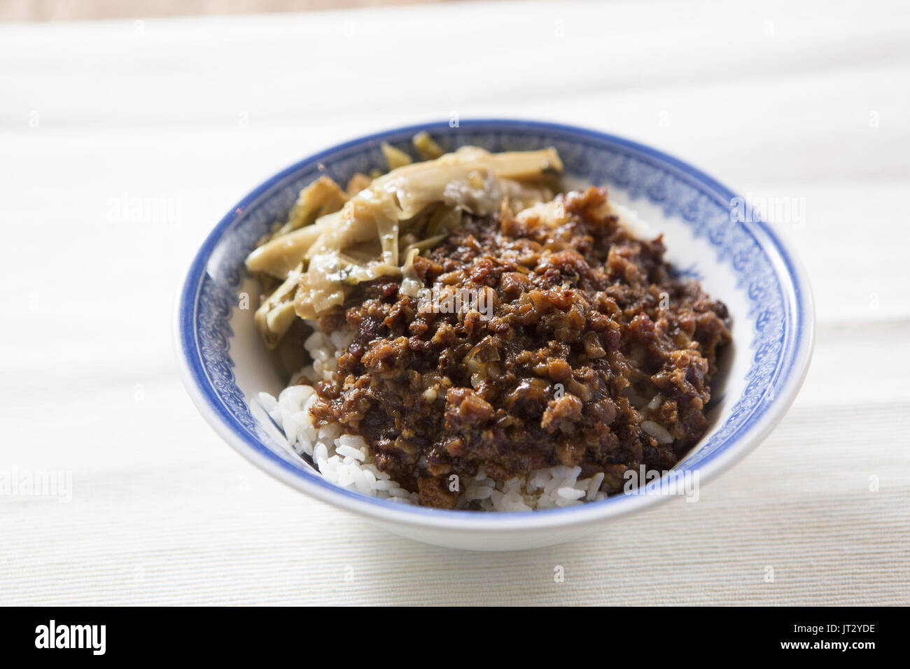 braised pork rice Stock Photo - Alamy