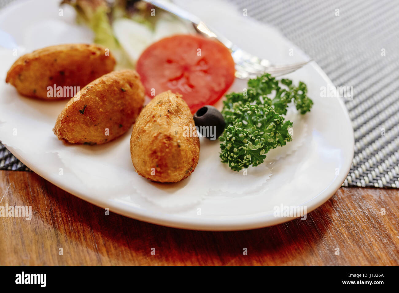 fried silver pout Stock Photo - Alamy