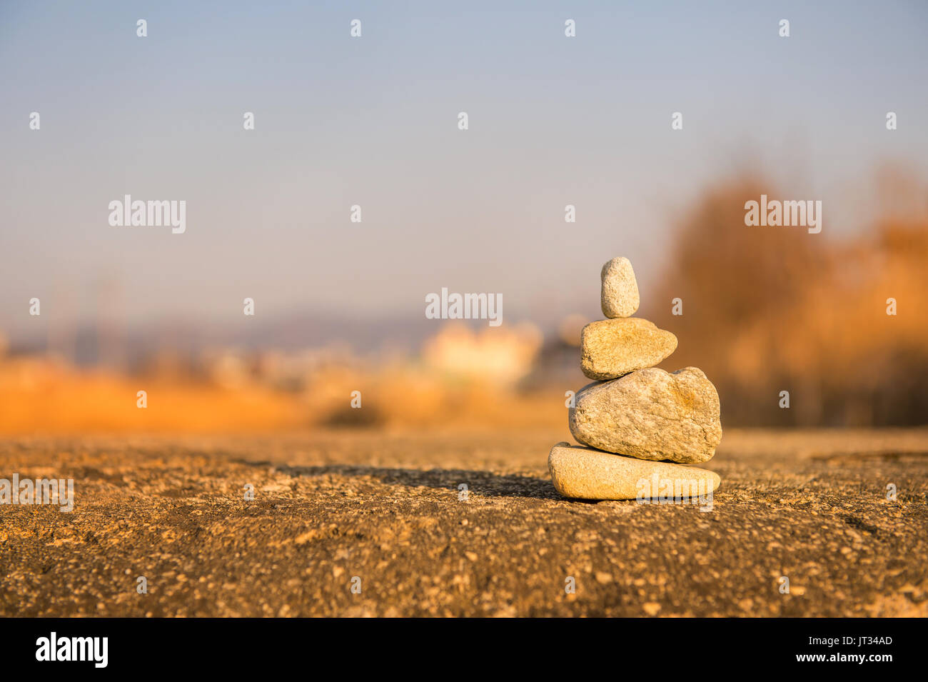 Meditation of stone Stock Photo - Alamy