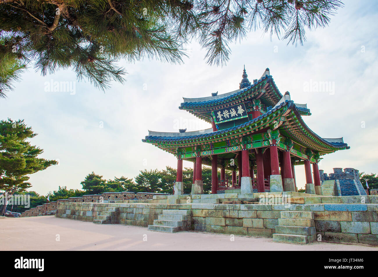Hwaseong fortress in Suwon,Famous in Korea Stock Photo - Alamy