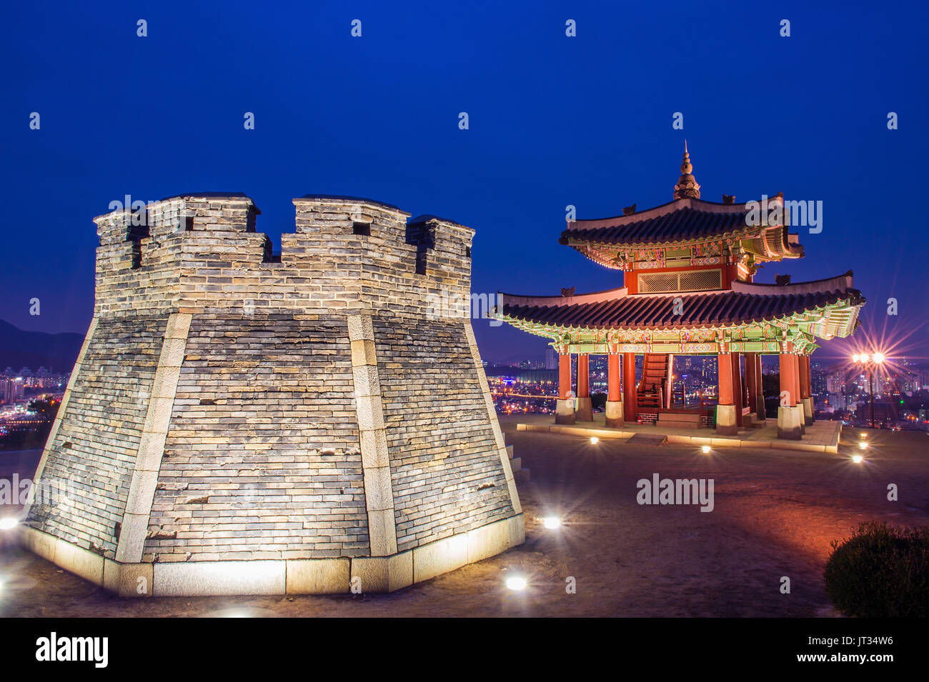 Hwaseong fortress in Suwon,Korea Stock Photo - Alamy