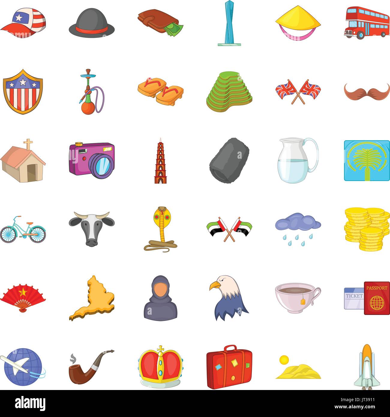 World travel icons set, cartoon style Stock Vector Image & Art - Alamy World travel icons set, cartoon style Stock Vector Image & Art - Alamy