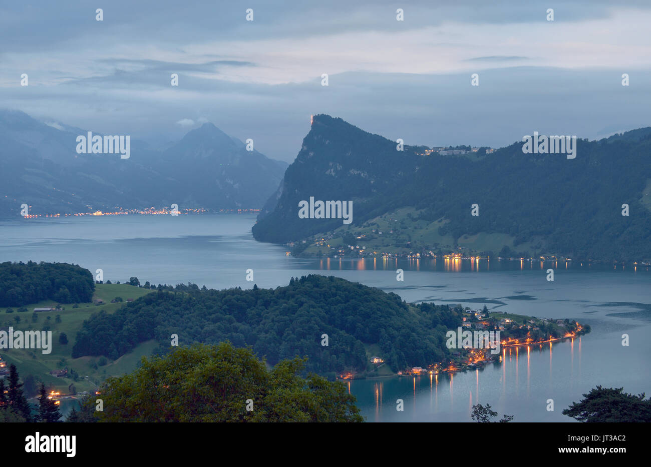 Aerial view lake lucerne hi-res stock photography and images - Alamy