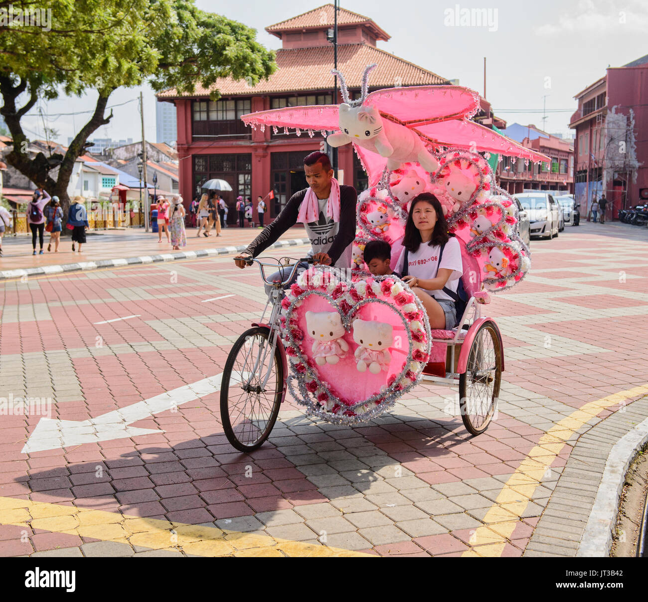 Rickshaw trishaw hi-res stock photography and images - Alamy