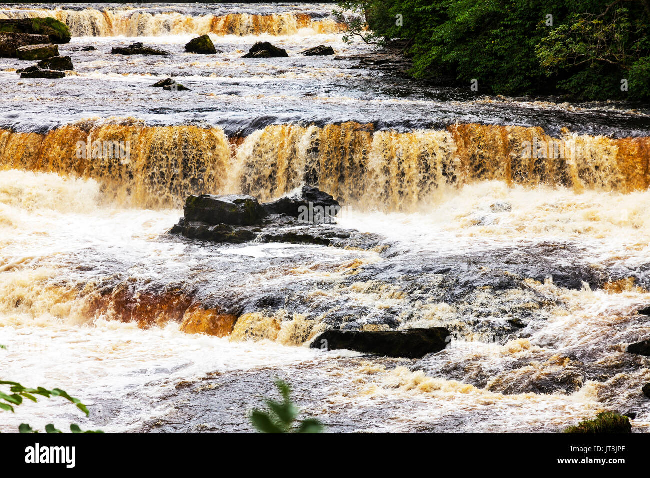 river Ure, Aysgarth Falls, Leyburn, United Kingdom, aysgarth Falls in ...