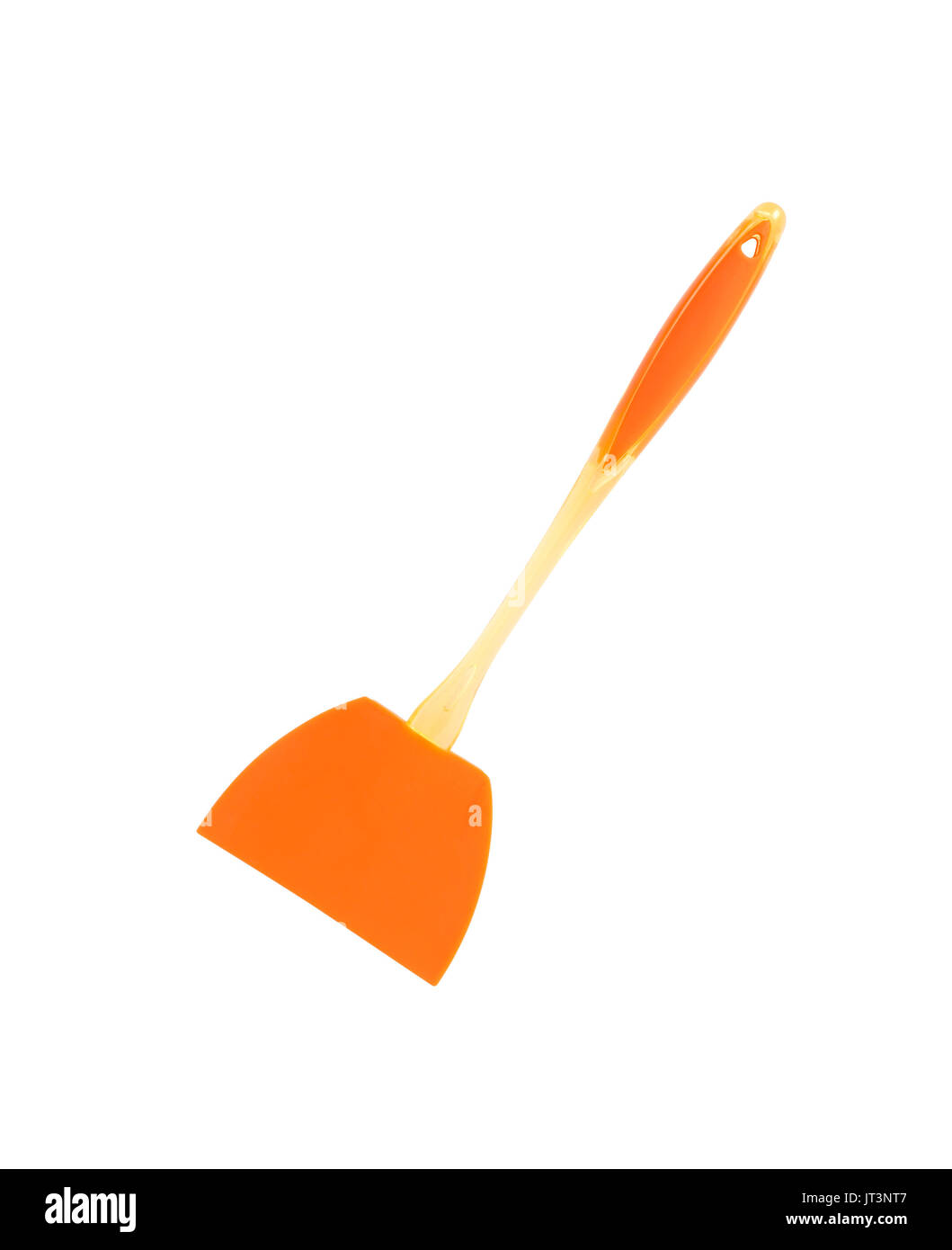 Modern silicone slotted turner isolated on white background. Clipping ...