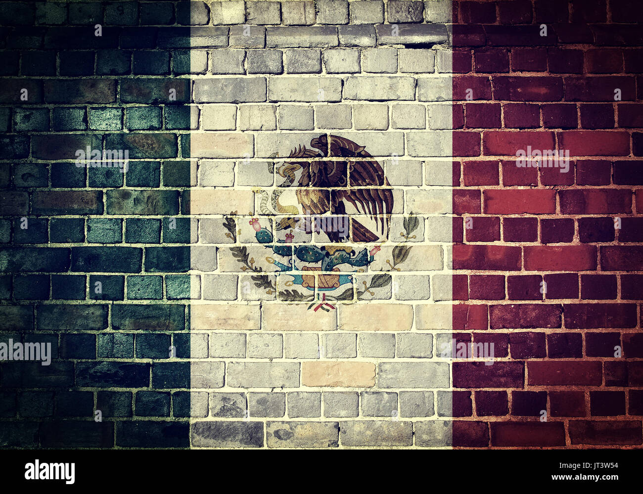 Faded Mexican Flag Background Mexican Faded Flag Etsy