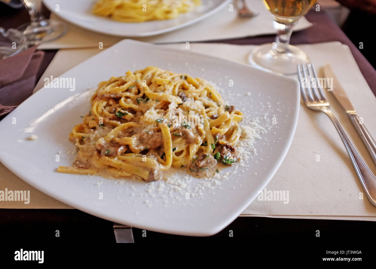 Pasta course rome hi-res stock photography and images - Alamy