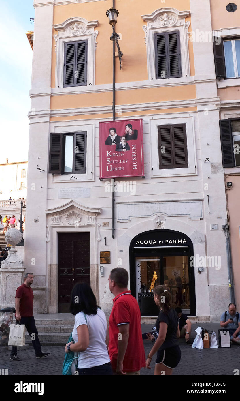 Rome Italy July 2017 - The Keats Shelley House Museum by The Spanish ...