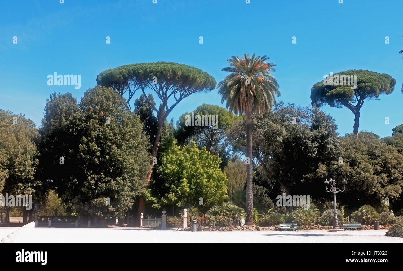 Villa borghese rome gardens hi-res stock photography and images - Alamy