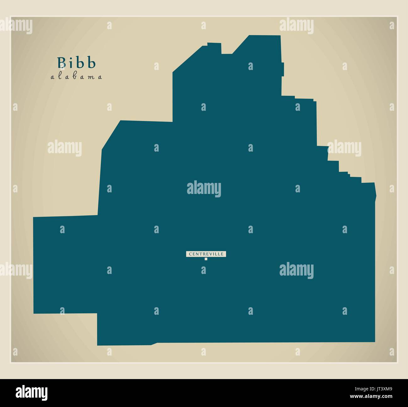 Bibb vector map hi-res stock photography and images - Alamy