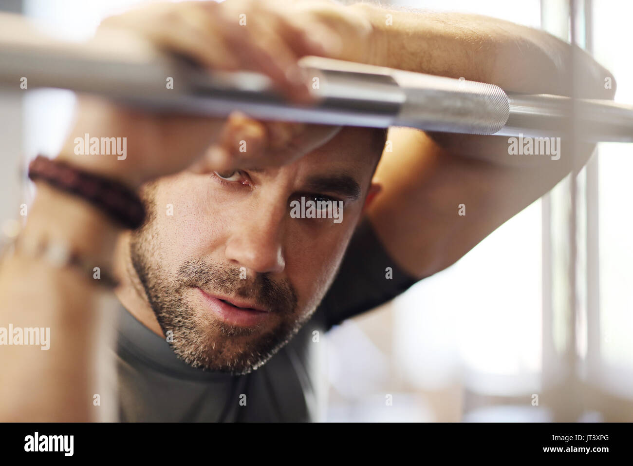 Muscular man pause in hi-res stock photography and images - Alamy