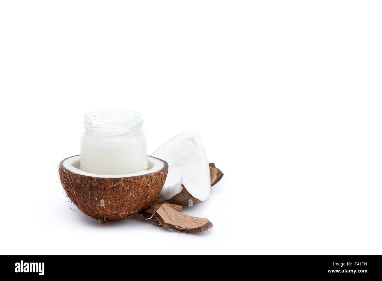 Coconut butter and jar hi-res stock photography and images - Alamy