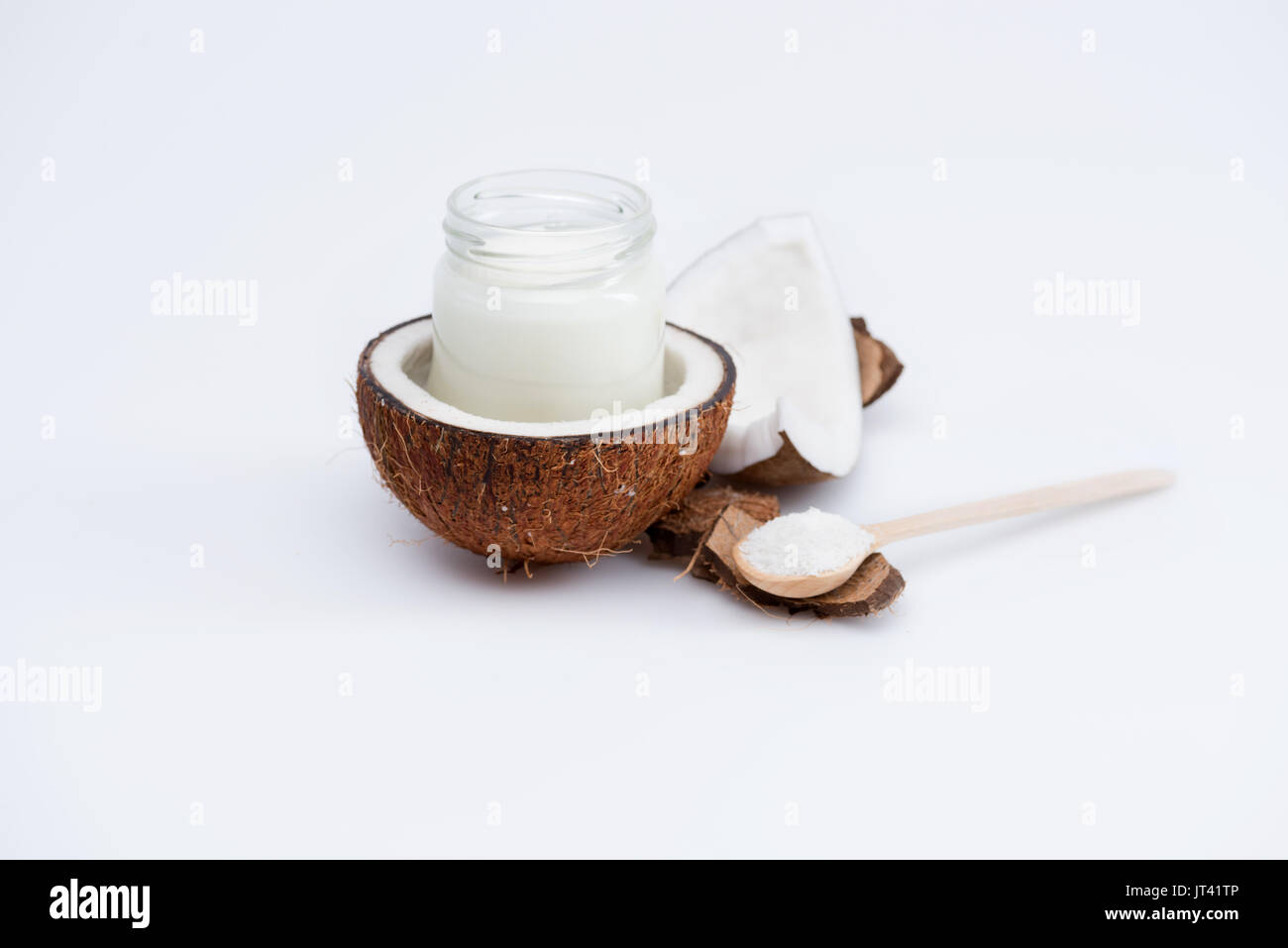Coconut oil jar hi-res stock photography and images - Alamy