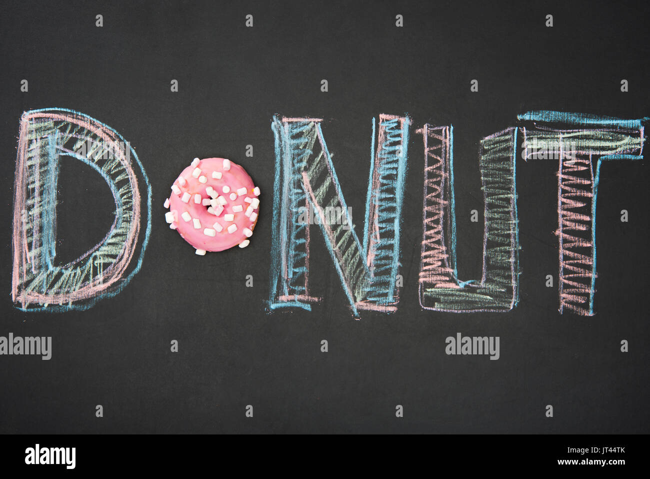 Donut word hi-res stock photography and images - Alamy