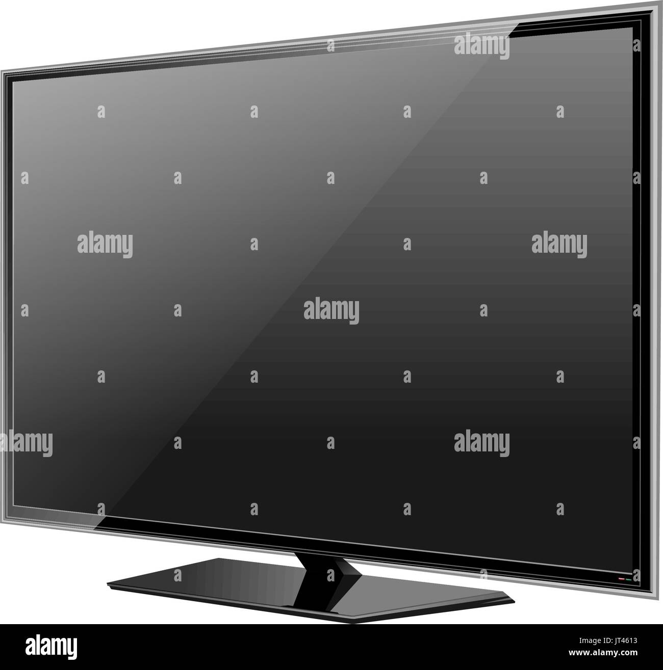 TV flat screen lcd, plasma realistic vector illustration Stock Vector ...