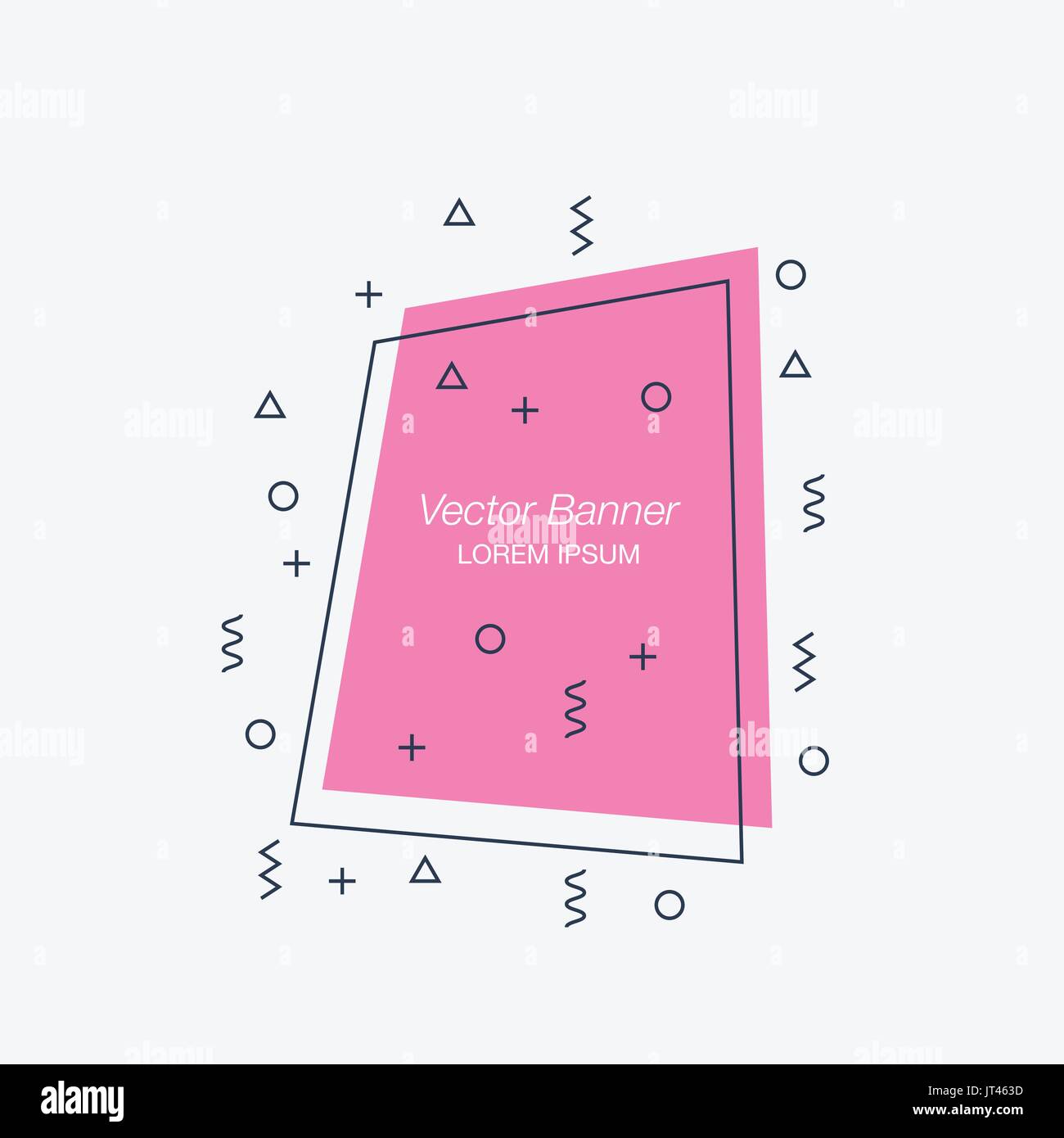 Abstract geometric design element Stock Vector Images - Alamy