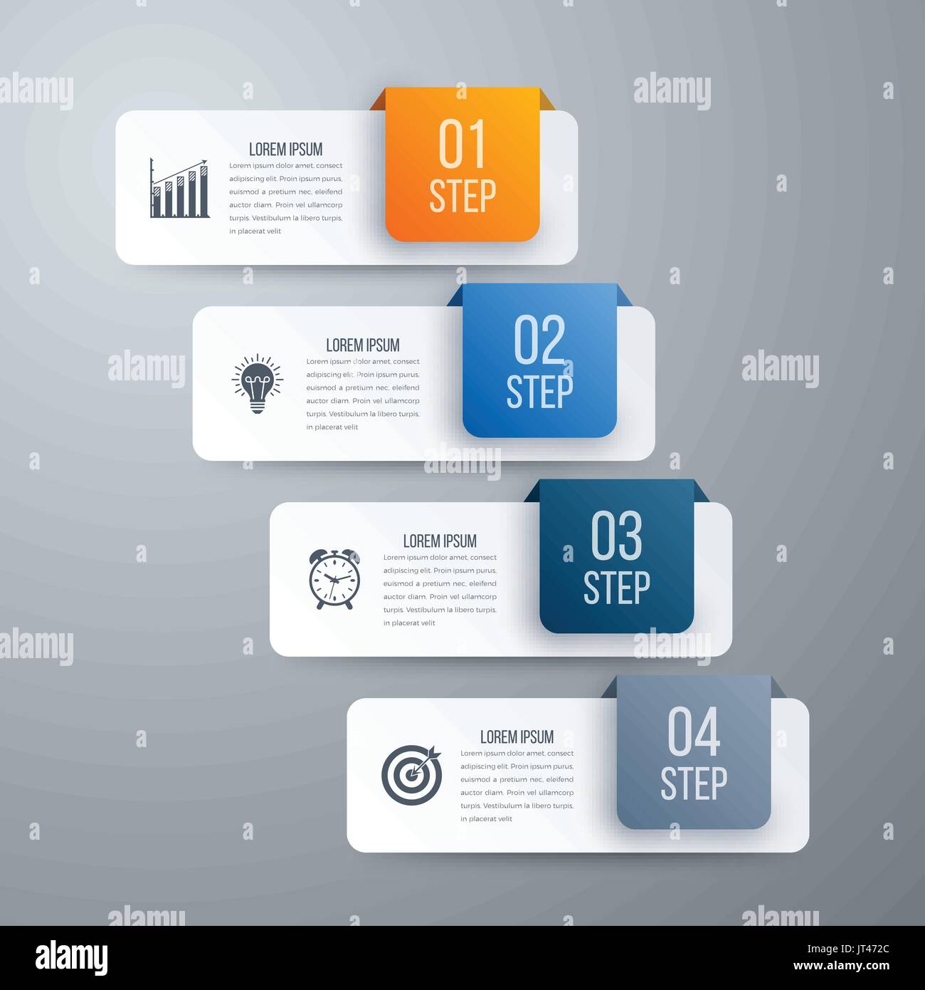 Vector illustration infographics four options Stock Vector Image & Art ...