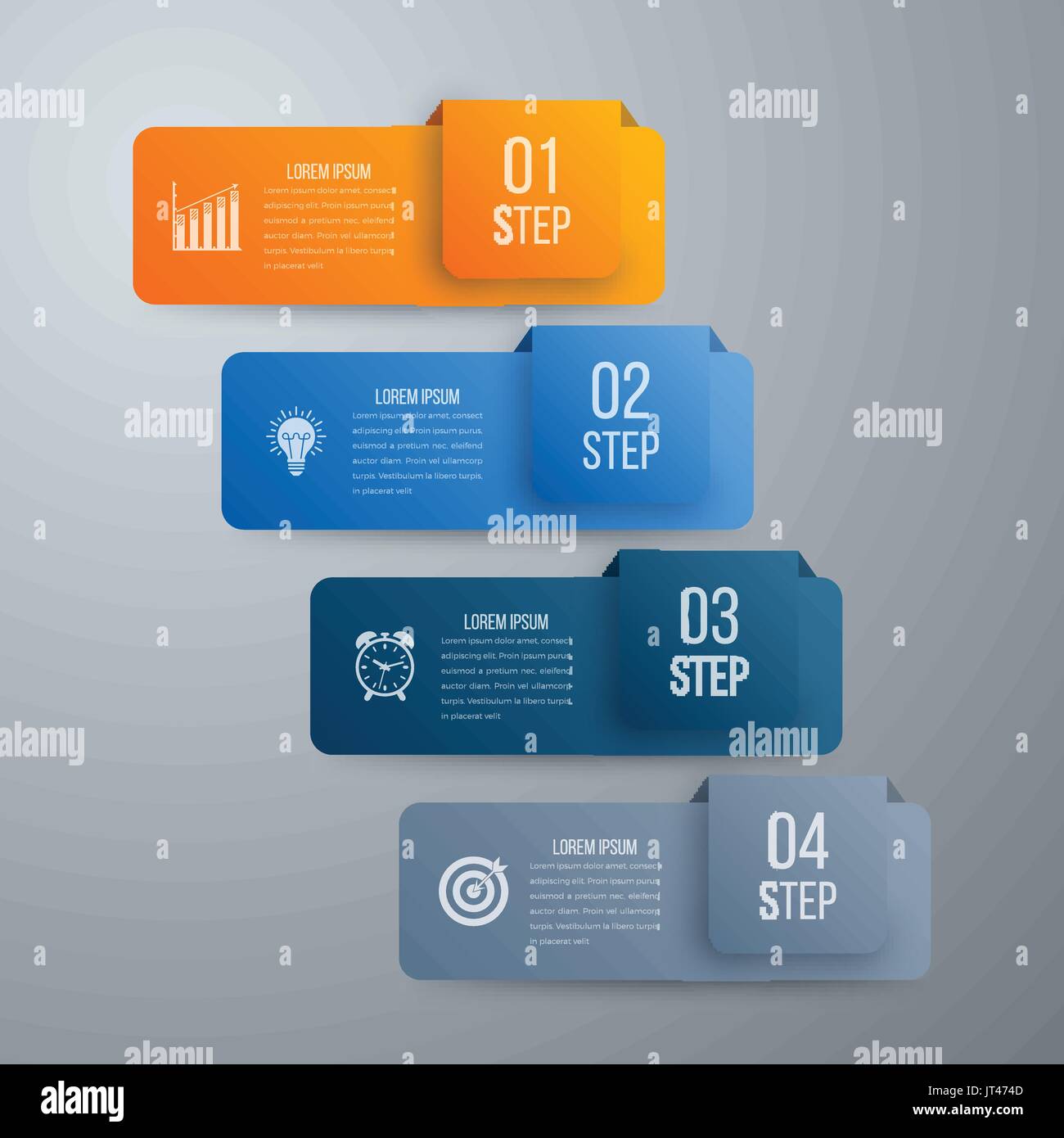 Vector illustration infographics four options Stock Vector Image & Art ...