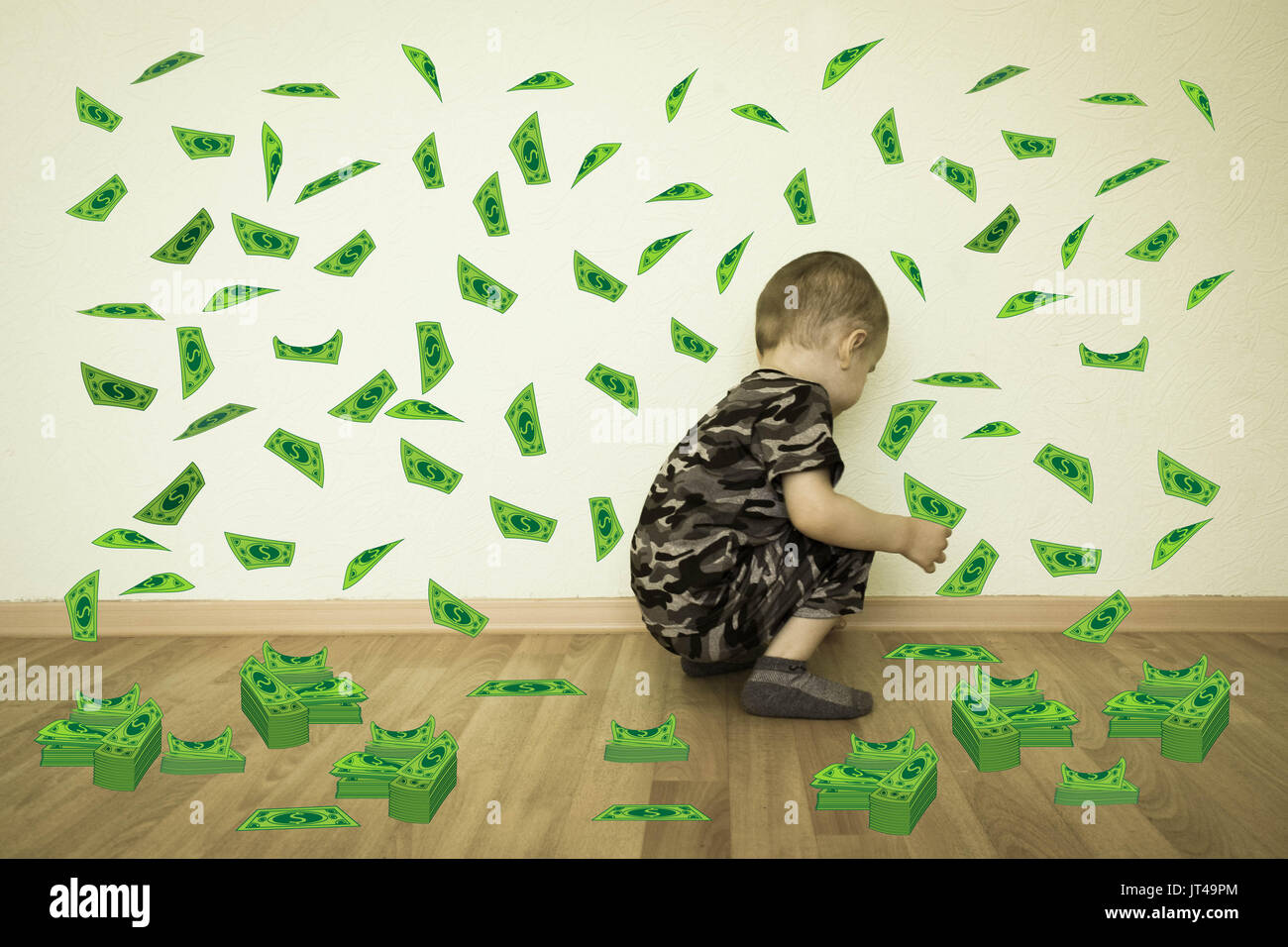 Child collects money hi-res stock photography and images - Alamy
