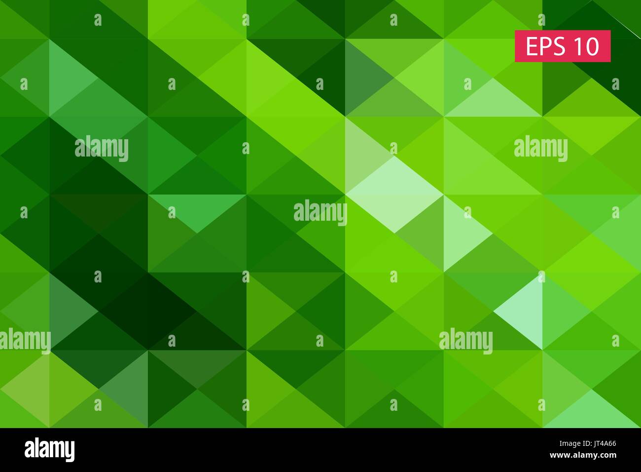 Green abstract geometric background, vector from polygons, triangle ...