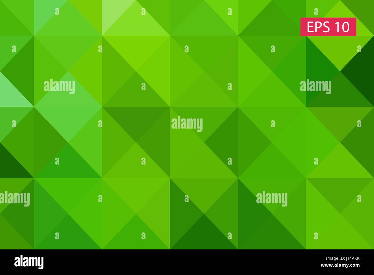 Green abstract geometric background, vector from polygons, triangle ...