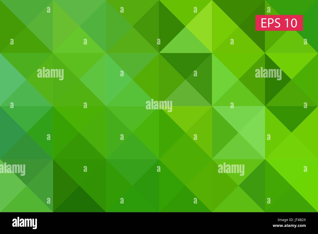 Green abstract geometric background, vector from polygons, triangle ...