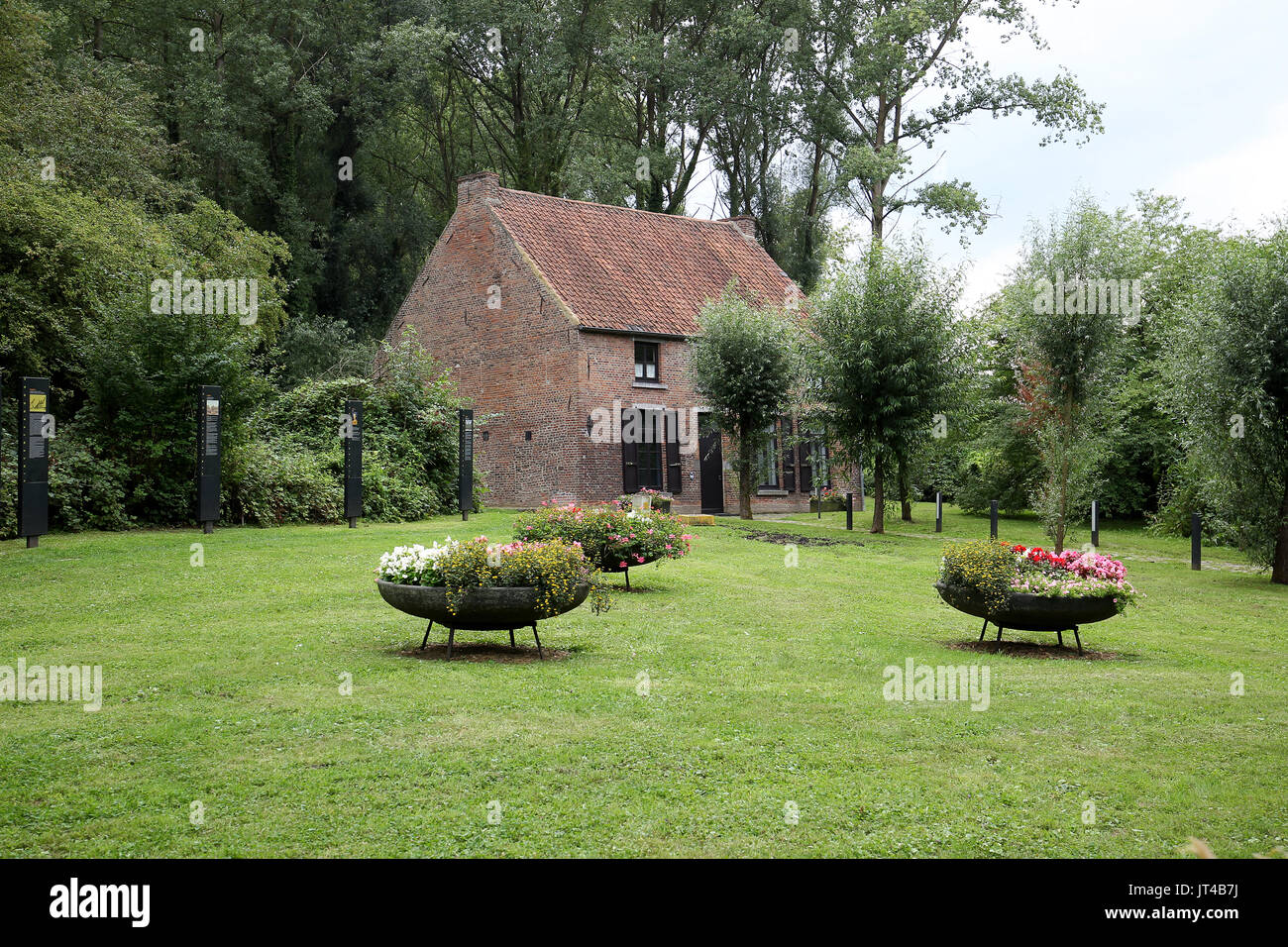 Van Gogh house is a museum in the village of Cuesmes, near Mons in ...