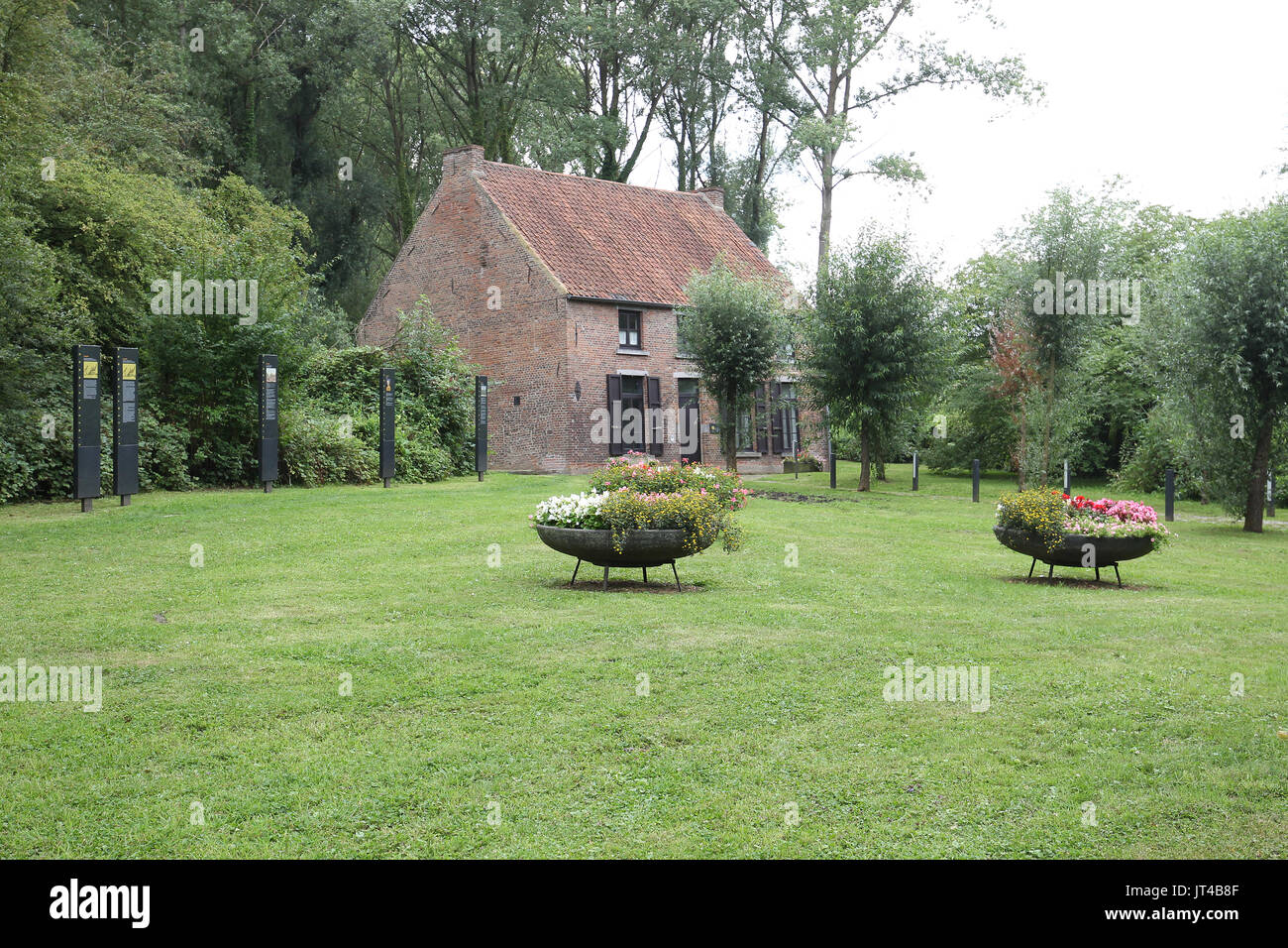 Van Gogh house is a museum in the village of Cuesmes, near Mons in ...
