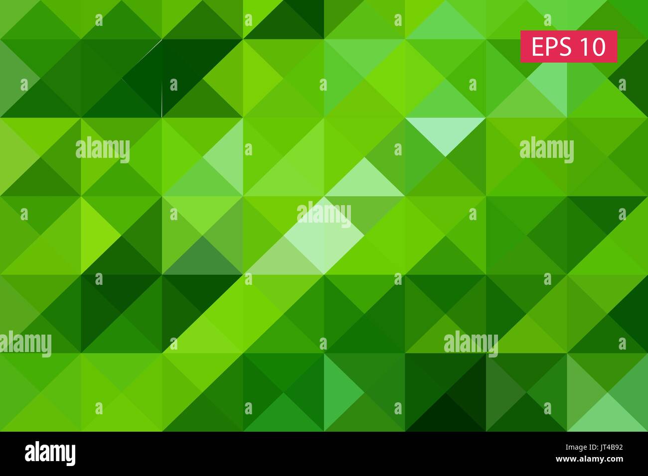 Green abstract geometric background, vector from polygons, triangle ...