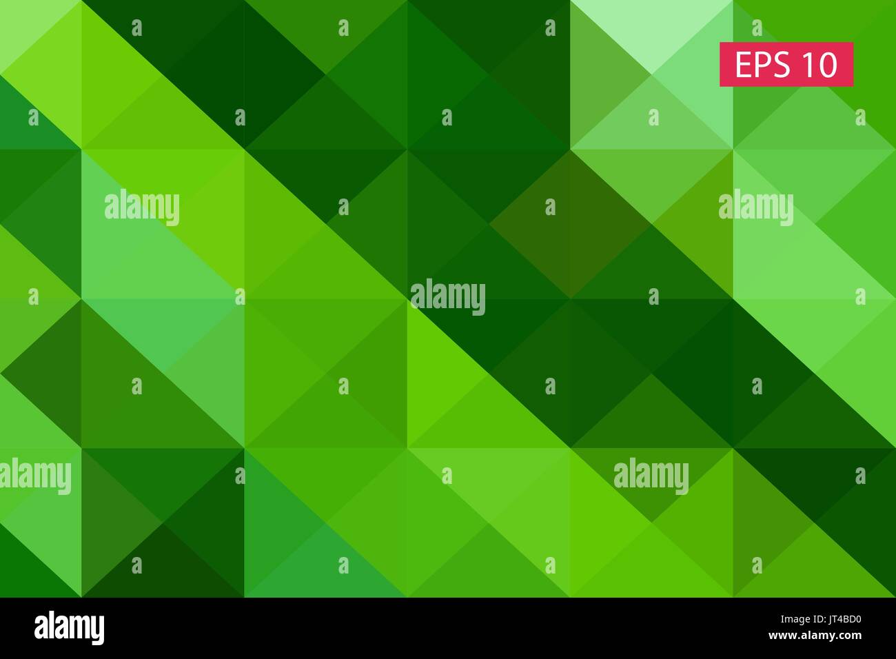 Green abstract geometric background, vector from polygons, triangle ...