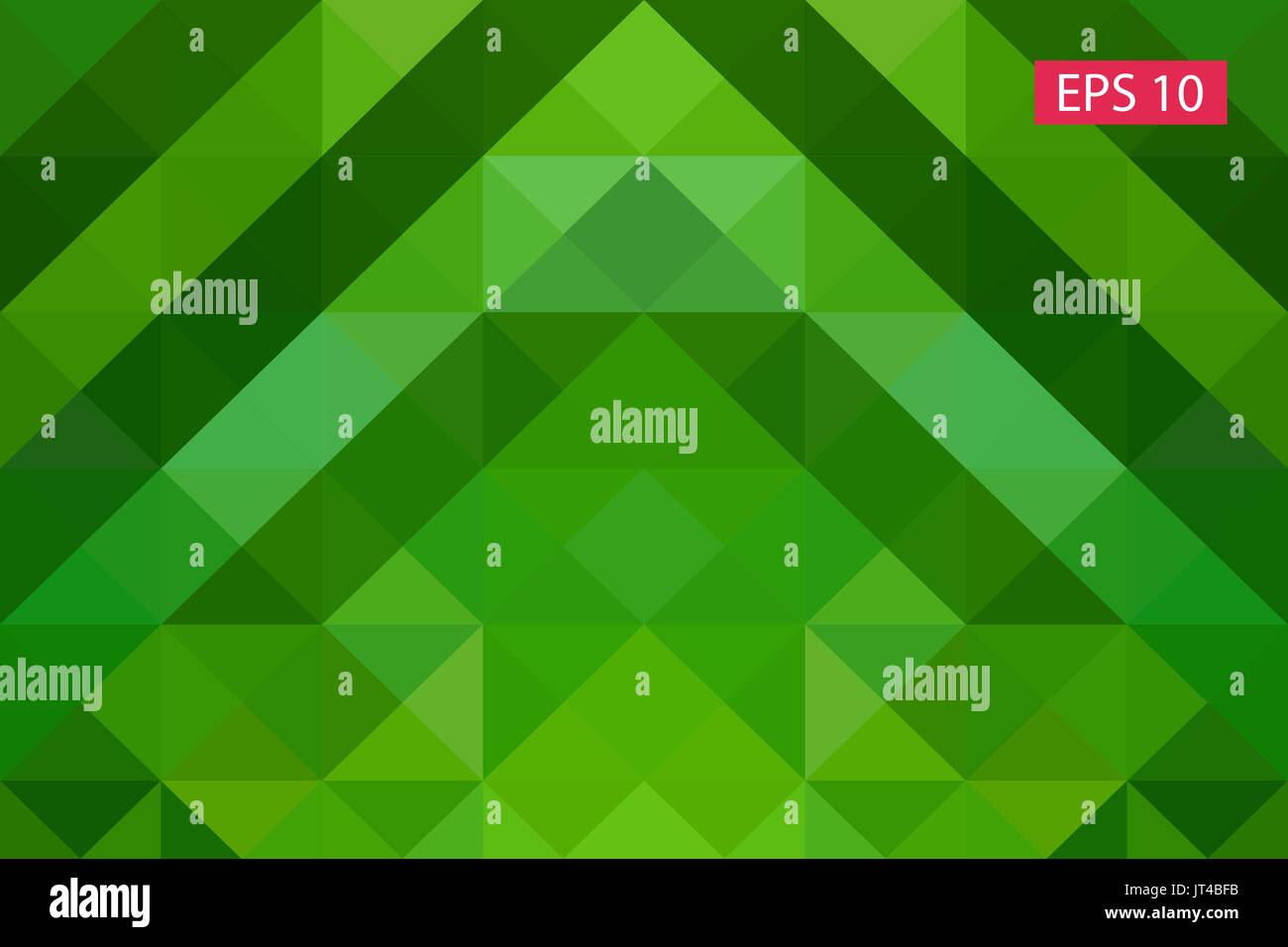 Green abstract geometric background, vector from polygons, triangle ...