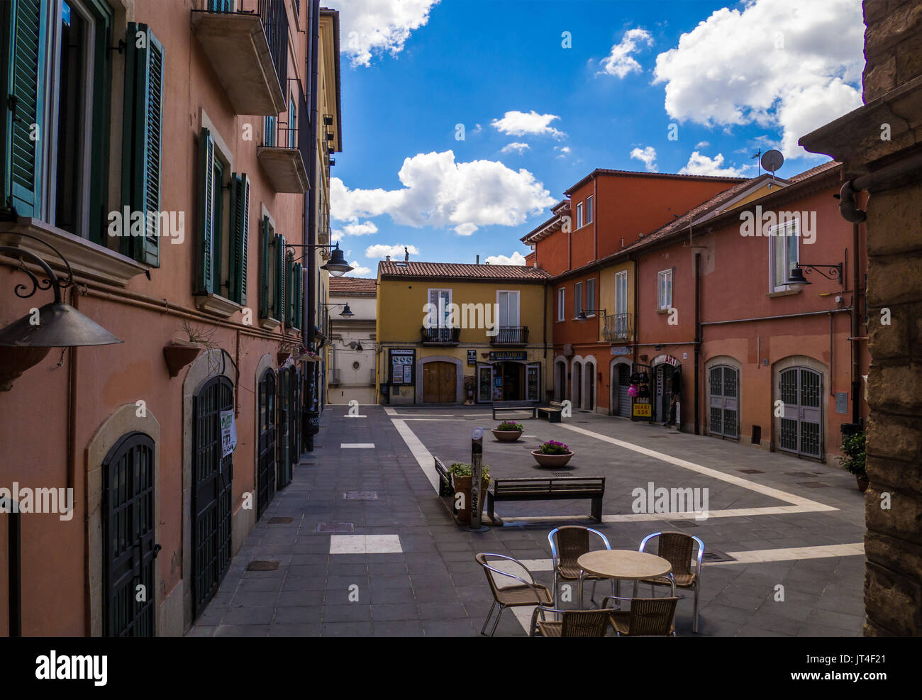 POTENZA, ITALY - The capital of Basilicata region, southern Italy, city ...